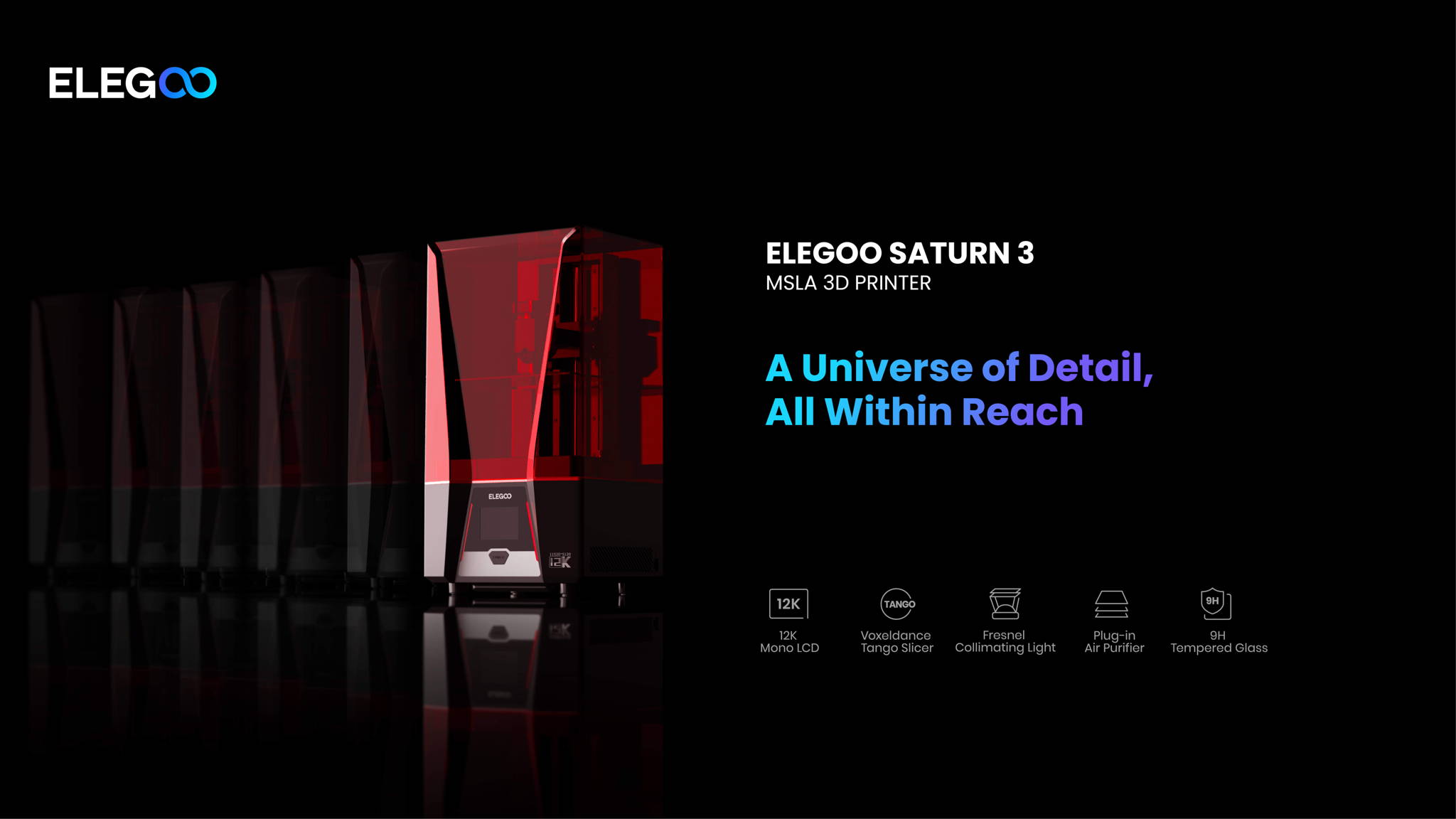 ELEGOO Saturn 3 12K 3D Printer ELEGOO Elegoo